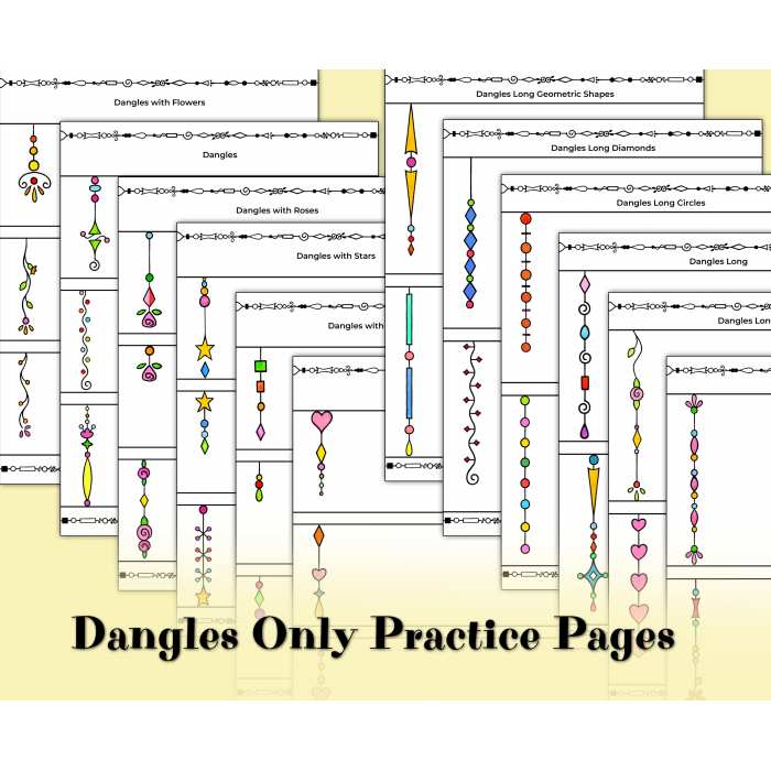 120+ Practice Sheets Bundle - Dangles Demystified EARLY RELEASE Upper ...